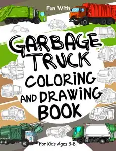 Garbage Trucks Coloring and Drawing Book #48 - ColoringBooks