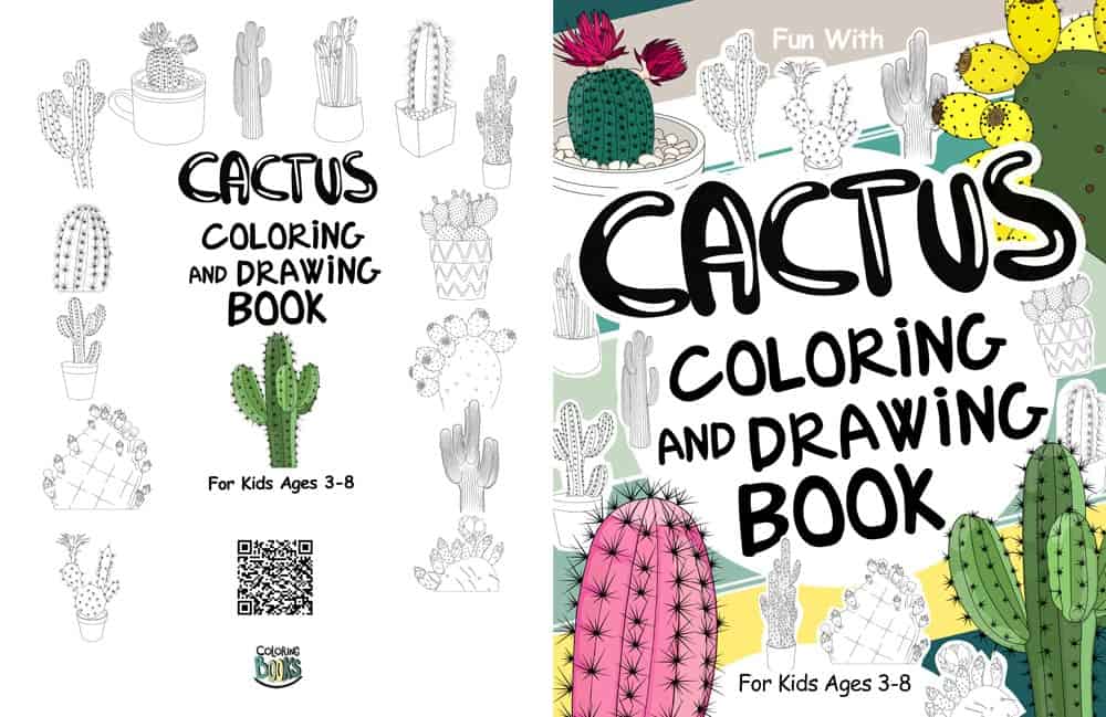 Cactus Coloring and Drawing Book for Kids #69